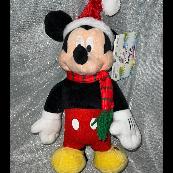 Disney | Holiday | Disney Mickey Mouse Holiday Christmas Greeter Doll ...